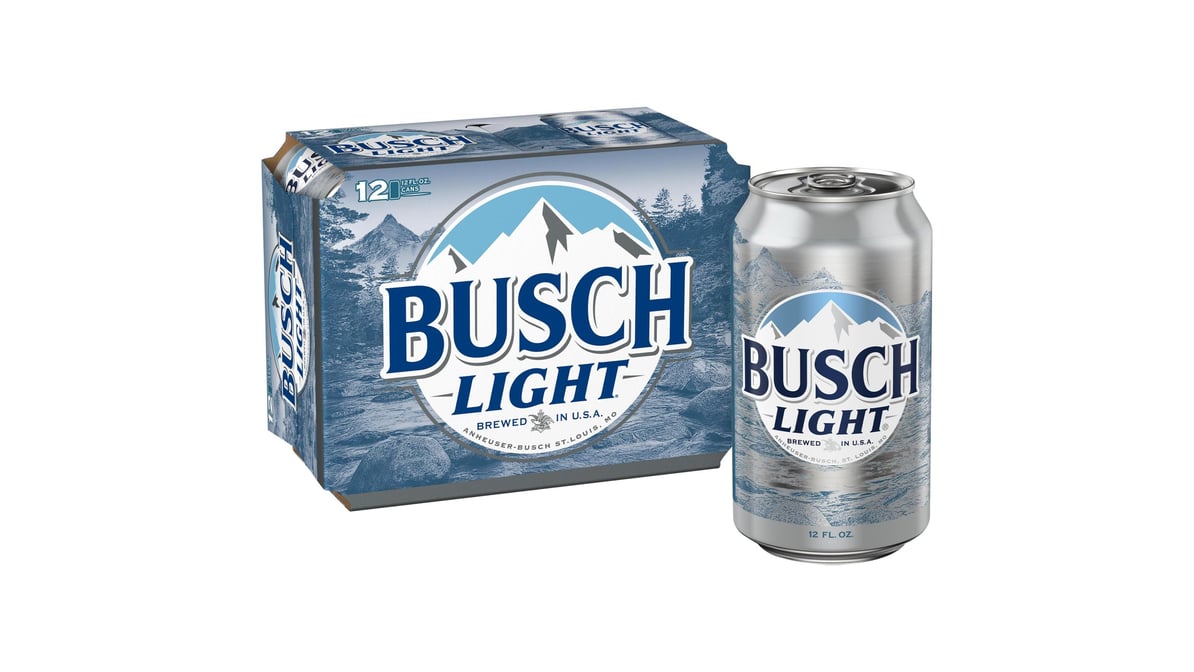 Busch Light Lager Cans (12 oz x 12 ct) | Cherry Hill Mini Mart