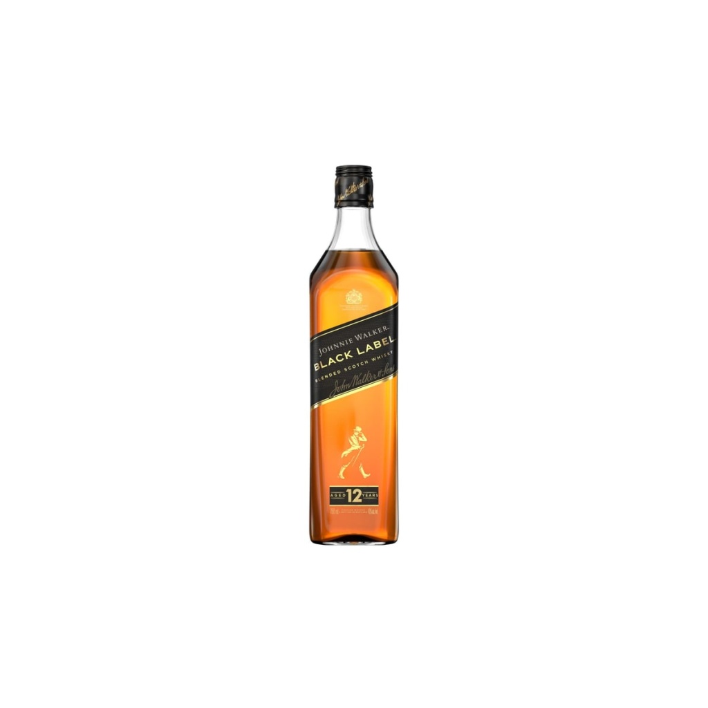 Johnnie Walker Black Label 12 Year Blended Scotch Whisky Bottle (750 ml ...